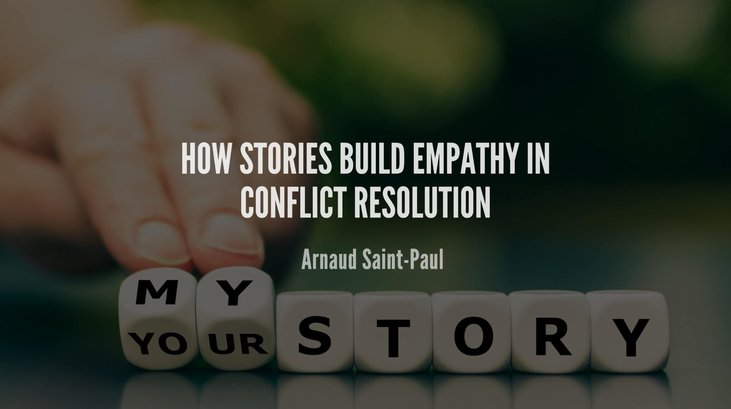 How Stories Build Empathy in Conflict Resolution - Inspirational Images ...